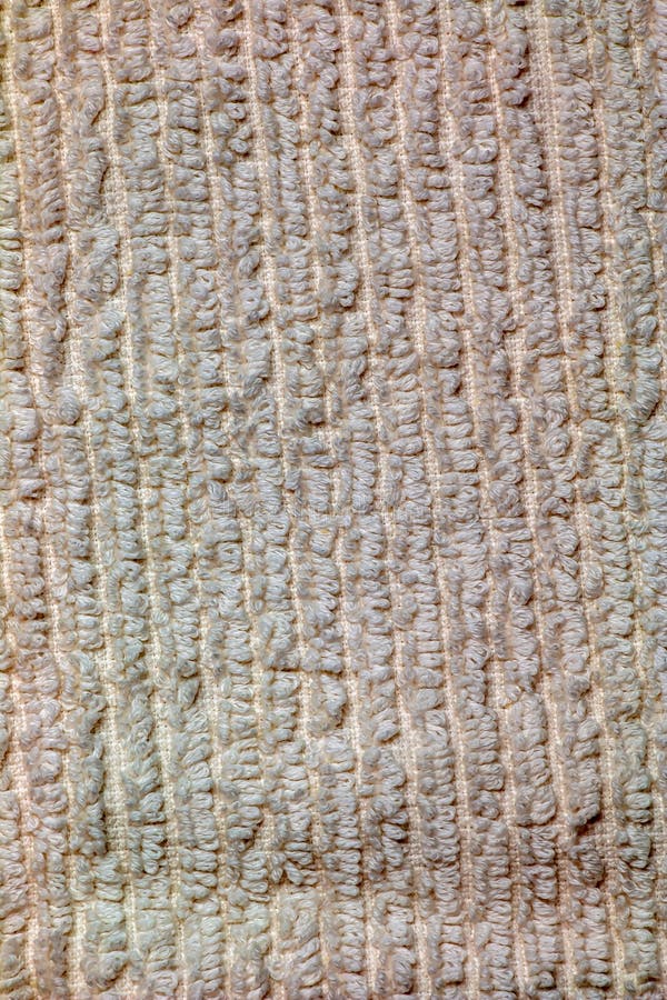 The Texture of a Light Beige Bath Towel with a Large Volume Stock Photo ...