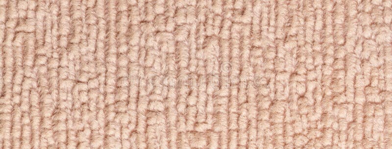 Texture of Light Beige Fluffy Woolen Textile Background from Soft ...