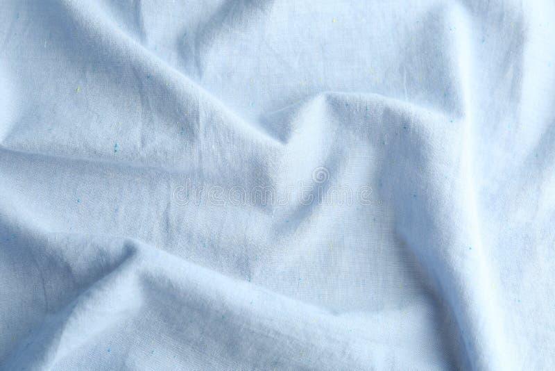 Texture of Light Blue Fabric As Background, Closeup Stock Image - Image ...