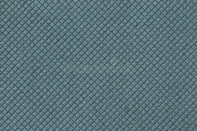 Texture of Light Blue Fluffy Fabric Background with Rhomboid Pattern ...
