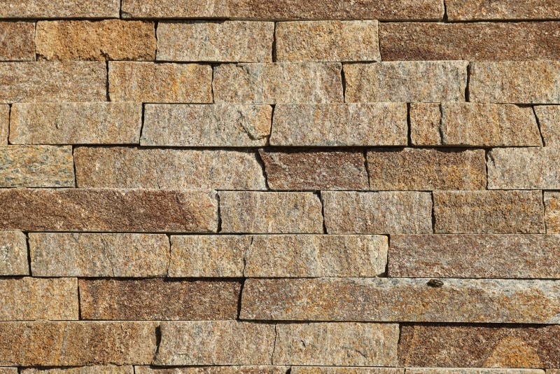 Texture of Light Brown Brick Wall As Background Stock Photo - Image of ...