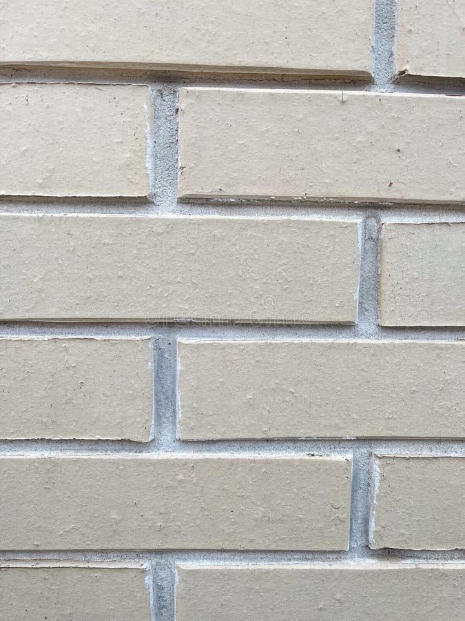 Texture of Light Colored Bricks on a Building Wall Stock Image - Image ...