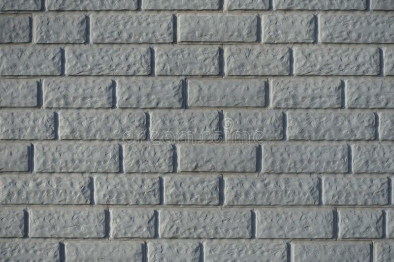Texture of Light Gray Painted Brick Veneer Wall Stock Photo - Image of ...