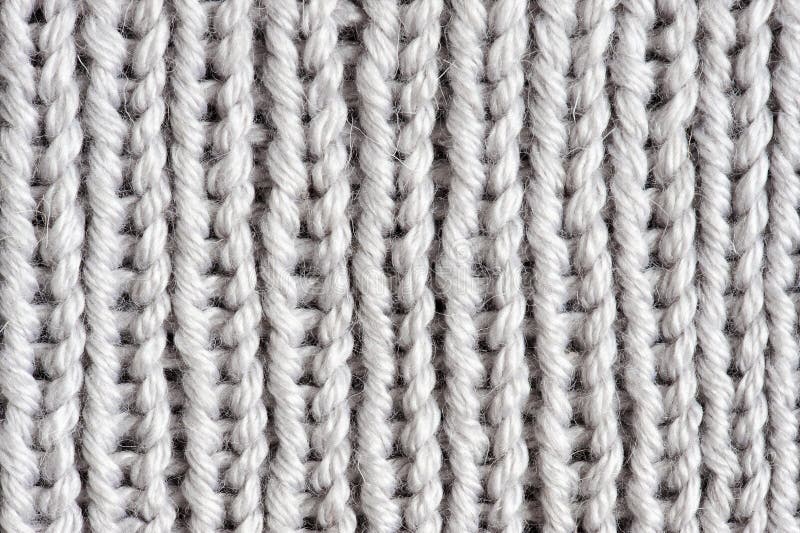 Texture of Light Grey Knitted Fabric Stock Photo - Image of classical ...