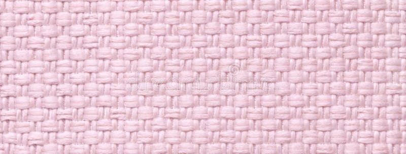 Texture Light Pink Background from Woven Textile Material with Wicker ...