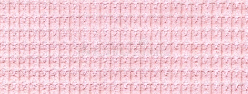 Texture Light Pink Fluffy Fabric Background with Rhomboid Pattern ...