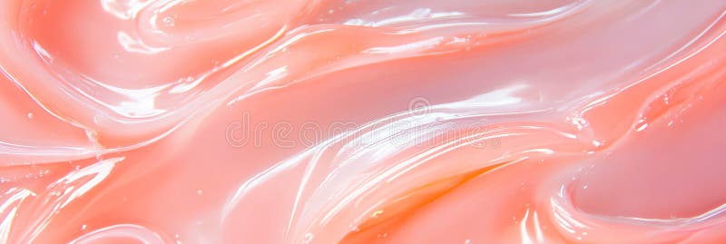 Texture of Light Translucent Pink Gel with Smooth Surface and Subtle ...