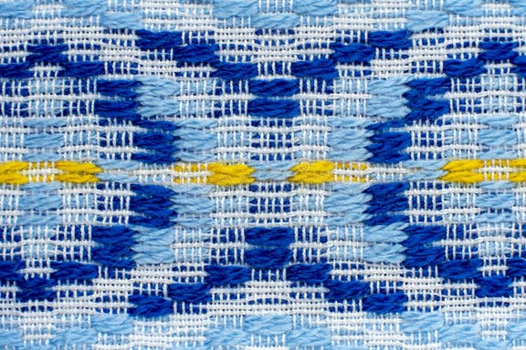 Texture of Linen Fabric with a Pattern. Pattern on Textiles Stock Photo ...