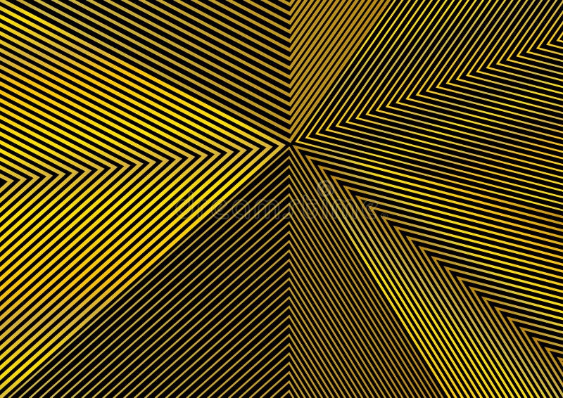 Abstract Shining Golden Lines Texture for Geometric Background Stock ...