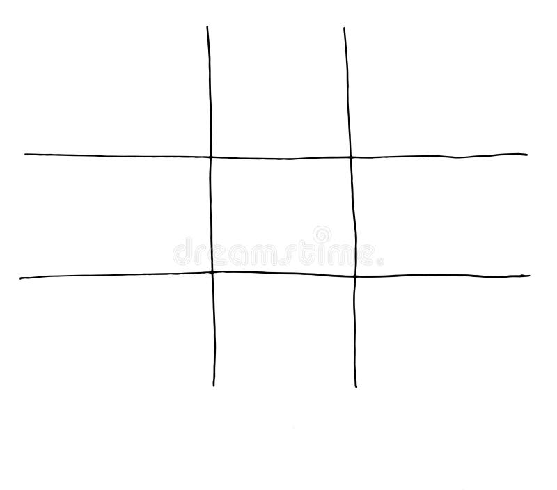 Texture of Lines with a Geometric Square Grid. Hand-drawn Sketch of ...