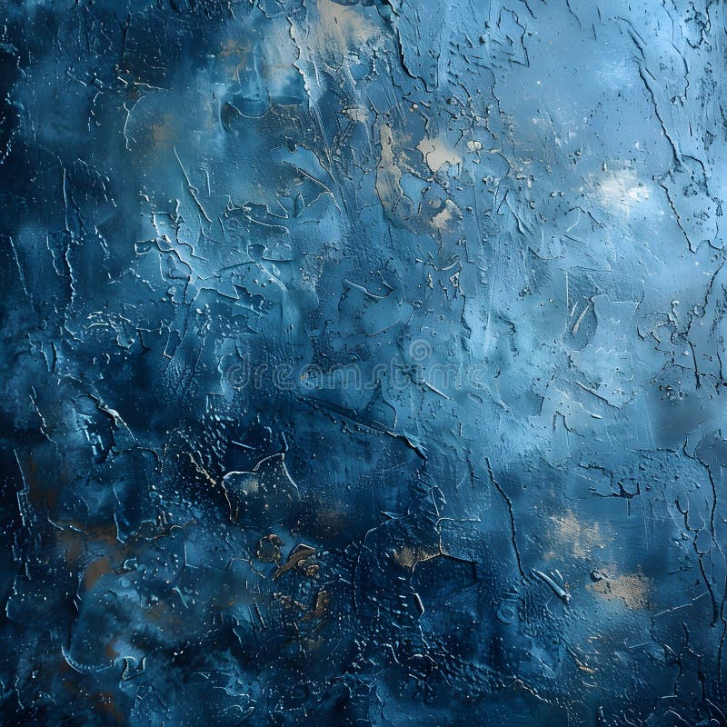 Deep Blue Textured Art for Dramatic Impact, Ai Generated Stock ...