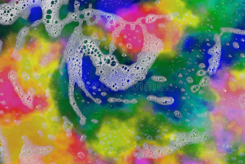 Texture Liquid Soap- Bubbles Art Stock Image - Image of bokeh, drop ...