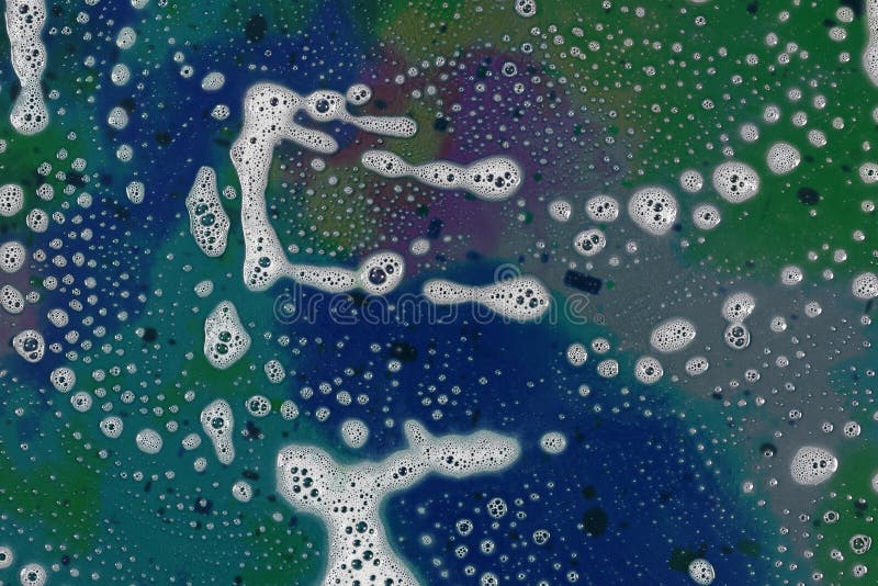 Texture Liquid Soap- Bubbles Art Stock Illustration - Illustration of ...