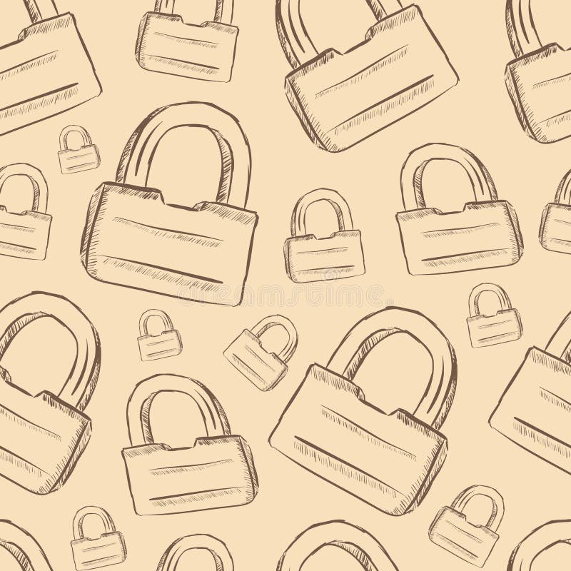 Texture with locks stock vector. Illustration of background - 48487331