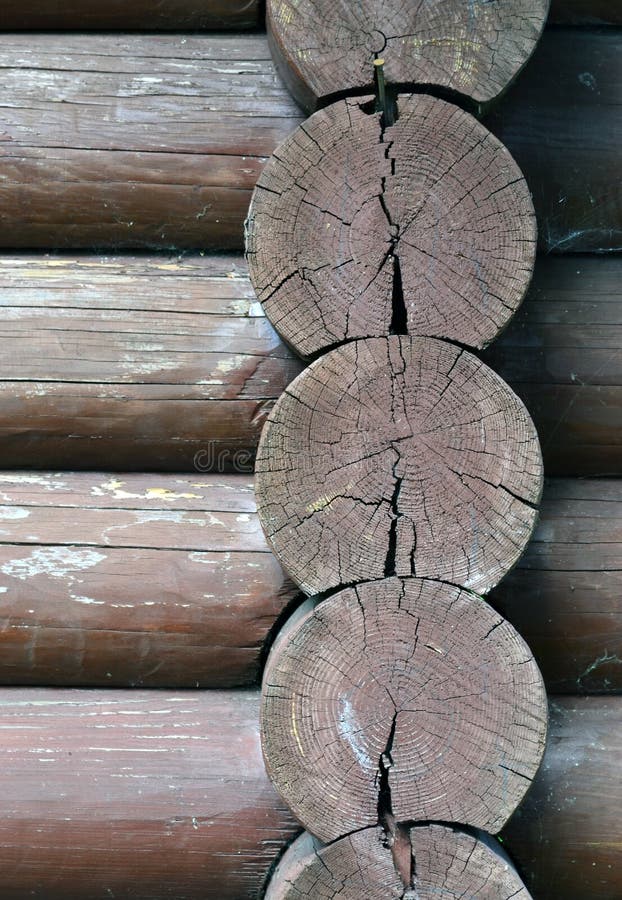 Texture of a log wall stock photo. Image of wall, timber - 93425470