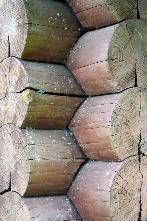 Texture of a log wall stock image. Image of timber, wall - 93425627