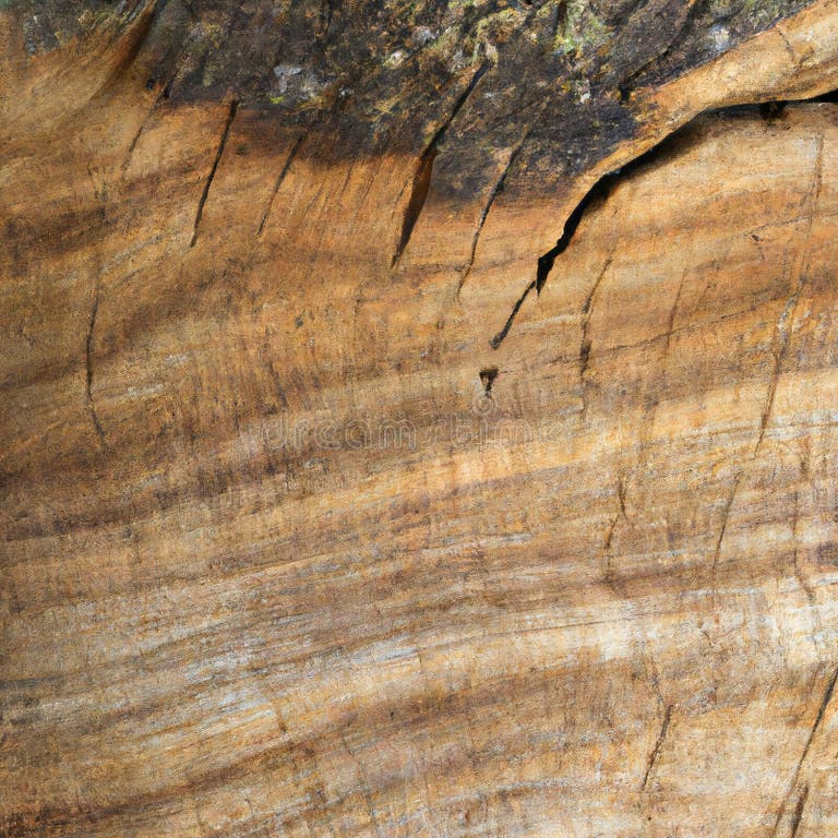 Texture Longitudinal Section of an Old Tree Stock Photo - Image of ...