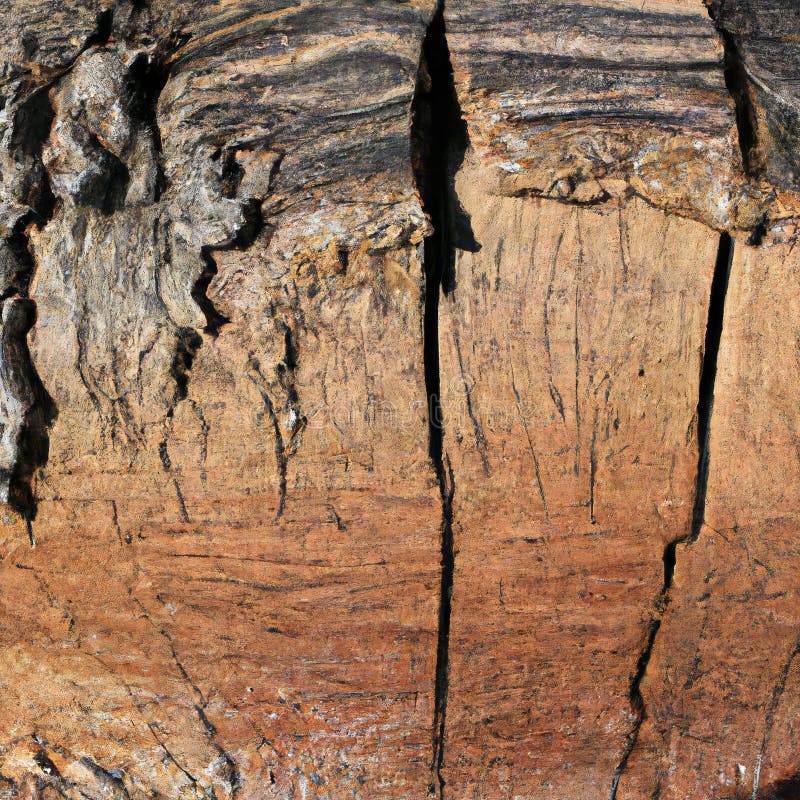 Texture Longitudinal Section of an Old Tree Stock Image - Image of ...