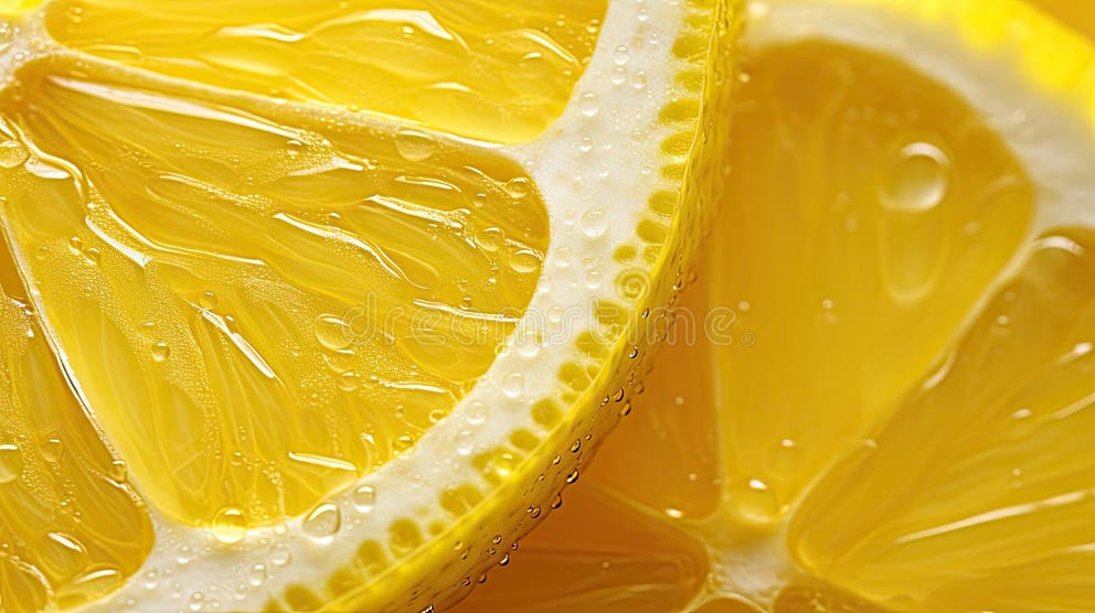 Texture macro lemon yellow stock illustration. Illustration of detail ...