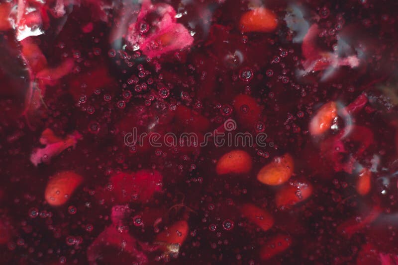 Texture Macro Raspberry Jam Stock Photo - Image of abstract, close ...