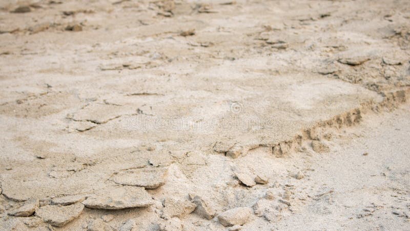 Texture Made of Send. the River Has Receded and Covered the Sand Stock ...