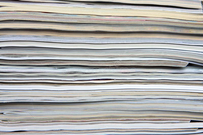 Texture magazines stacked stock photo. Image of isolated - 11730058