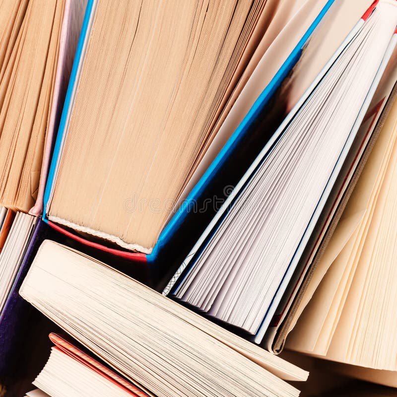 Texture from Many Old Books. Top View. Library, Education, Back To ...