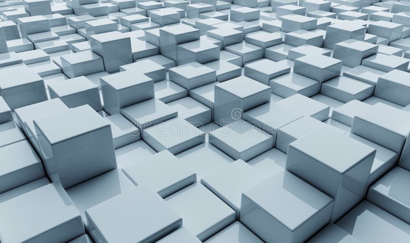 Background of Square Blocks Stock Illustration - Illustration of bright ...