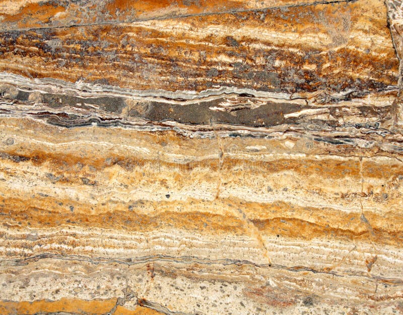 Texture of Marble of Yellow, Brown and White Color. Natural Marble ...