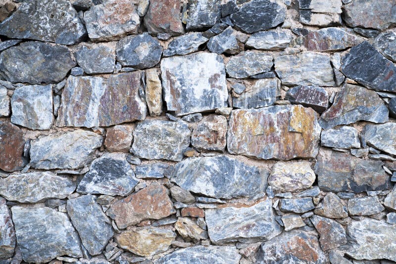 The Texture of Masonry. Background of Surface of Multicolored Stones ...