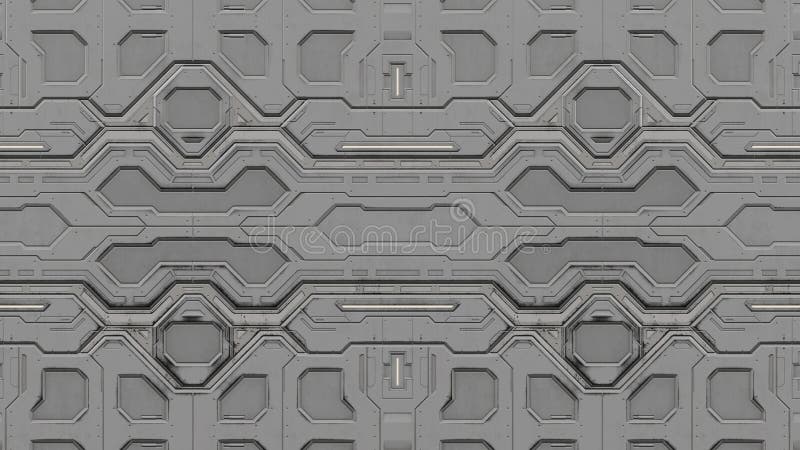 Texture Material Background Sci-Fi Panel 8 Stock Illustration ...