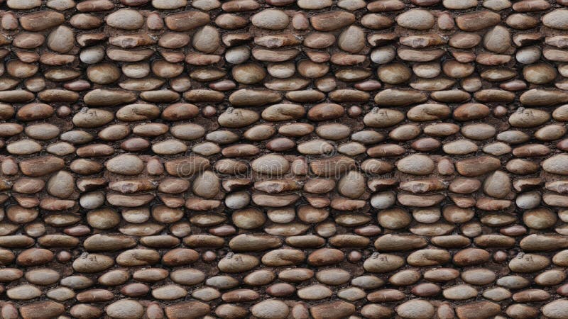 Texture Material Background Stone Wall Pebbles 2 Stock Photo - Image of ...