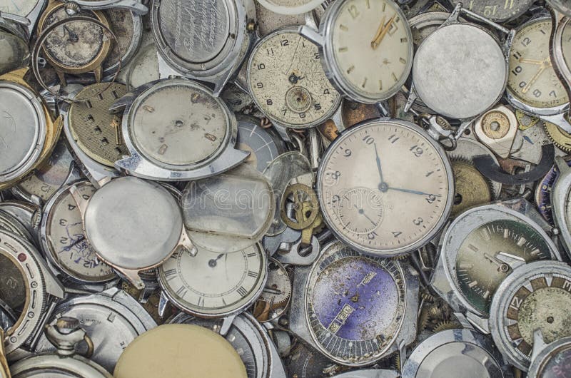 Texture of Mechanical Watches Stock Image - Image of gold, abstract ...