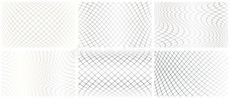 The Texture of the Mesh Structure that Twists and Turns in 6 Different ...