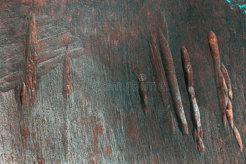 Texture. Metal Armor with Bullet Marks. Stock Image - Image of green ...