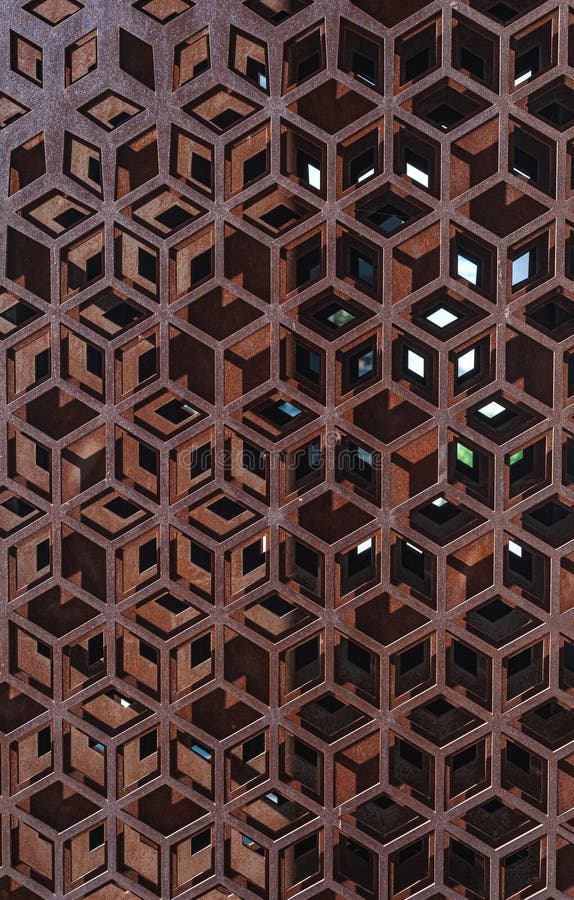 The Texture of the Metal Decorative Mesh. Stock Image - Image of retro ...