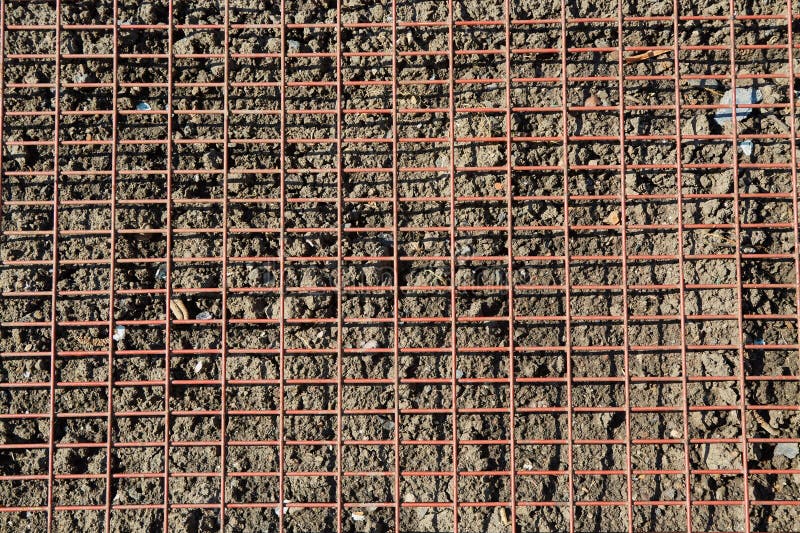 The Texture of a Metal Lattice with Holes. Use for Fencing Stock Image ...