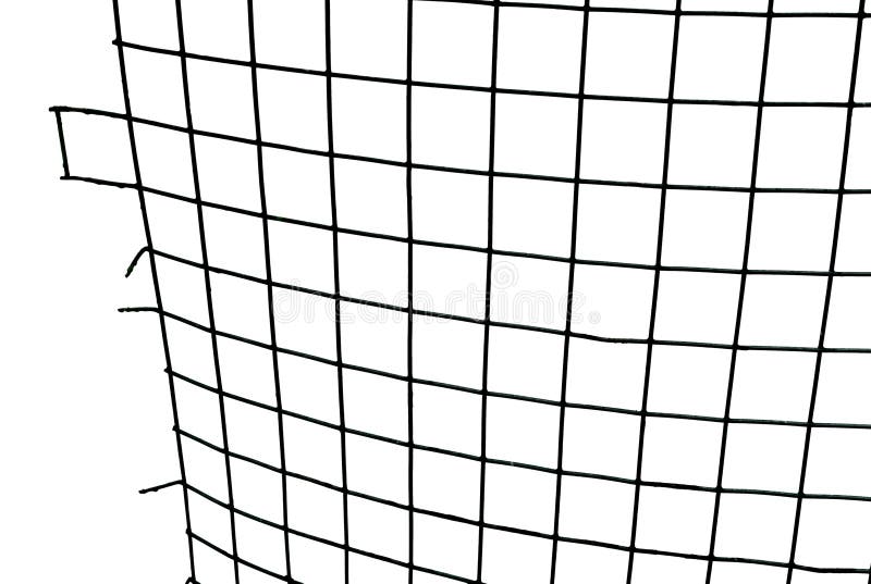 The Texture of the Metal Mesh on a White Background. Torn Steel, Metal ...