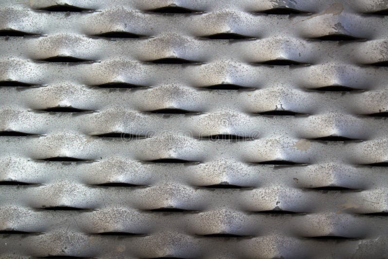 Texture of Metal Plate with Embossed Patterns Stock Photo - Image of ...