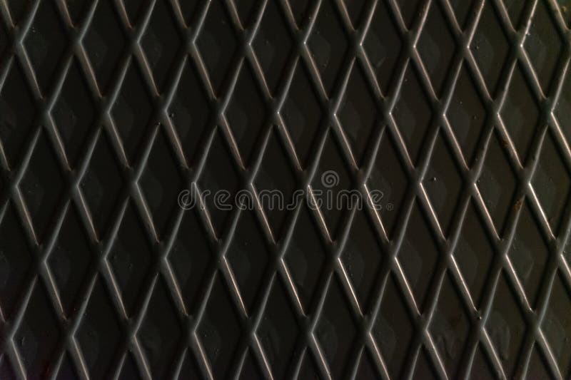 The Texture of a Metal Sheet with Diamond-shaped Corrugation Stock ...