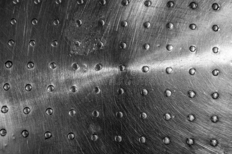 Texture of a Metal Surface Dots Silver Colour. Stock Image - Image of ...