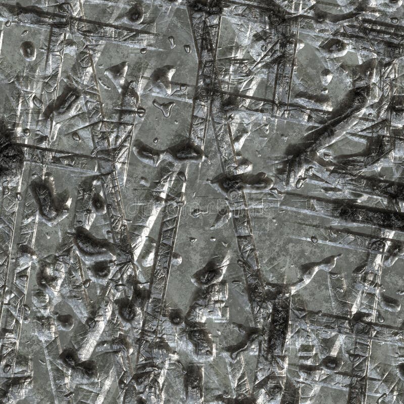 The Texture Of The Metal Surface Of The Meteorite. Stock Illustration ...