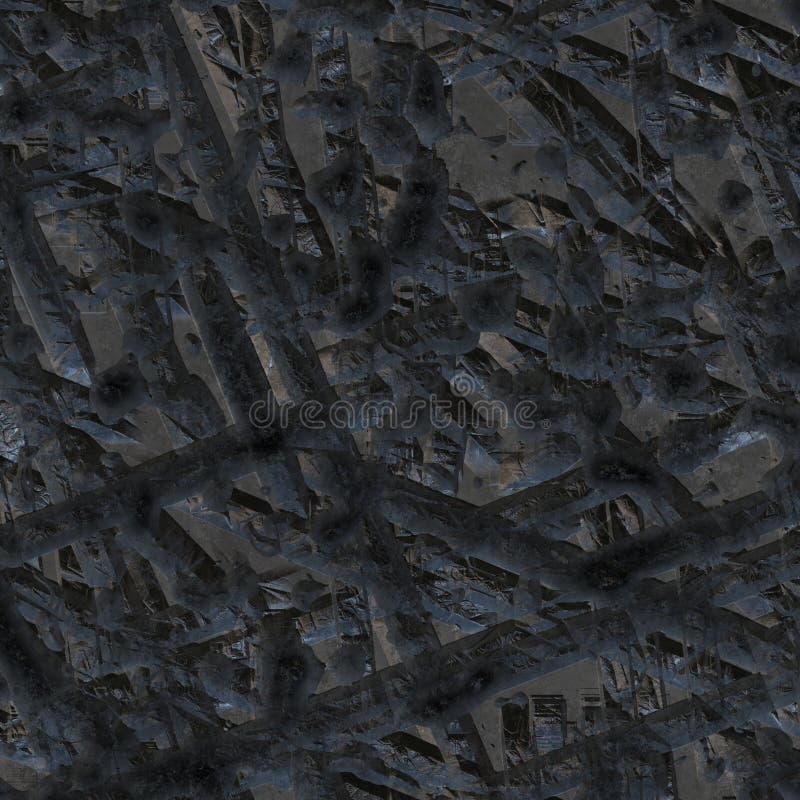 The Texture Of The Metal Surface Of The Meteorite. Stock Illustration ...