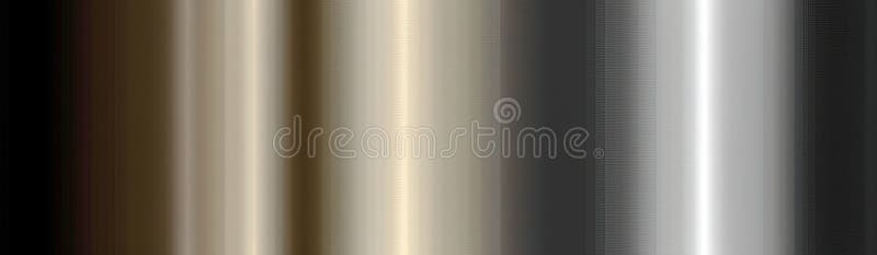 Texture of Metallic Gradient Steel Shiny Background Silver Gold Color ...