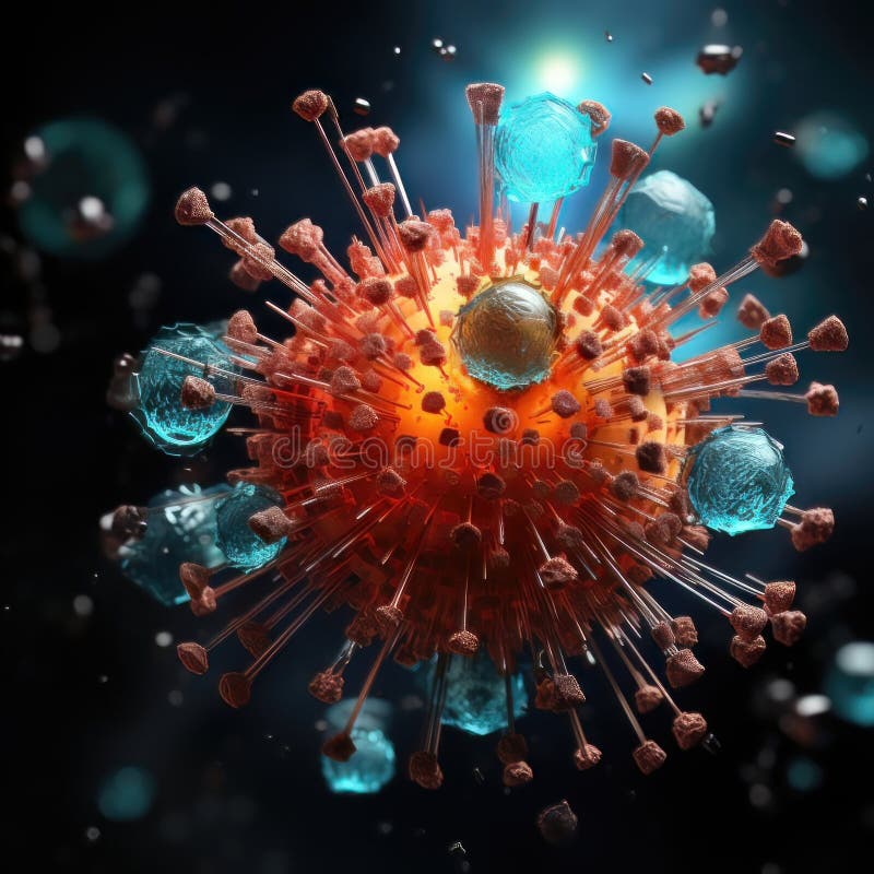 Texture of Microorganisms, Viruses, Bacteria and Sources of Diseases ...