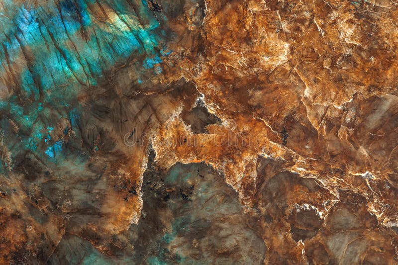 The Texture of a Mineral Stone of Labradorite or Granite, Shimmering ...