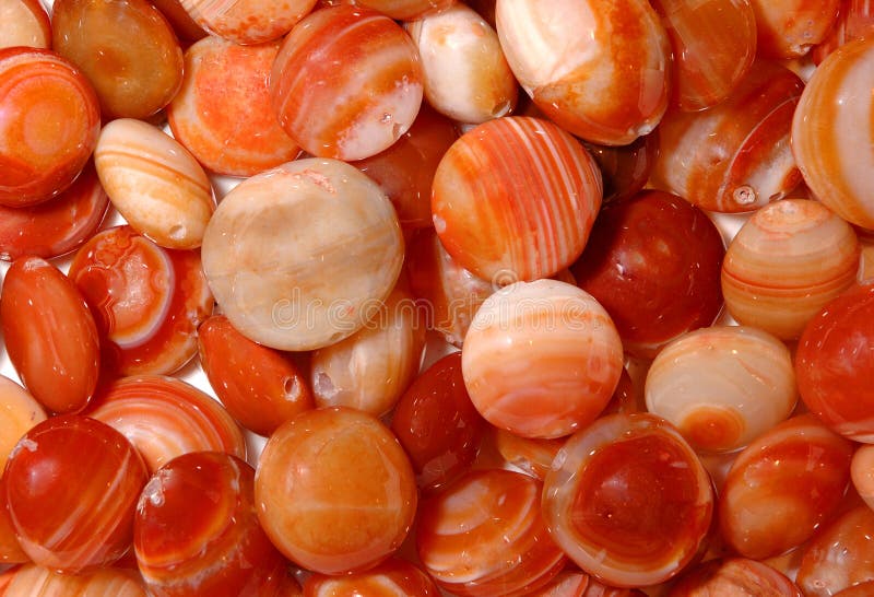 Texture, Mix of Orange Gemstones Stock Image - Image of figured, mixed ...