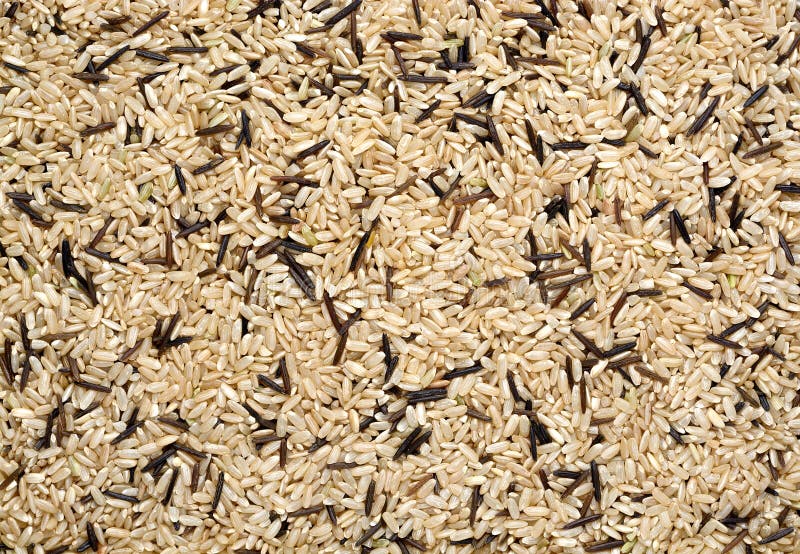 Texture of Mixed Rice Grains Stock Photo - Image of cereal, white ...