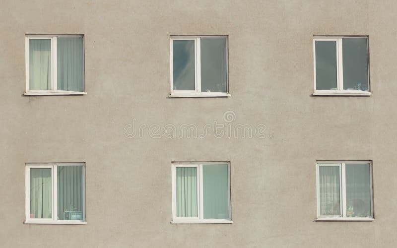 Texture of Modern Window on the White Wall Stock Image - Image of rough ...