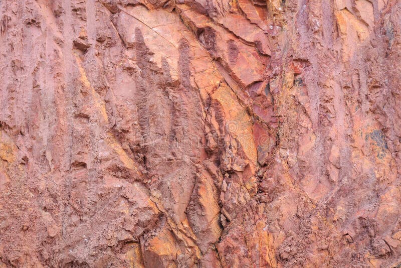 Texture of Mountain Showing Red Soil and Rock Stock Photo - Image of ...